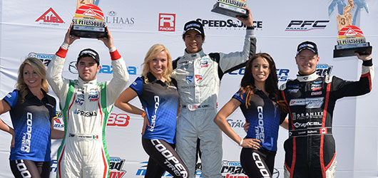 Alberico jumps to forefront with pair of wins