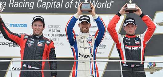 Jamin sweeps USF2000 races at Indianapolis