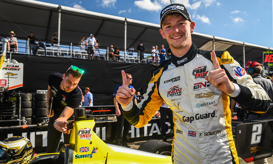 Road to Indy: Sowery scores first Indy Lights victory